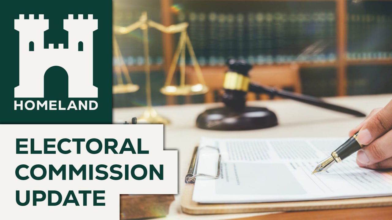 Electoral Commission - analysis and response - Homeland Party