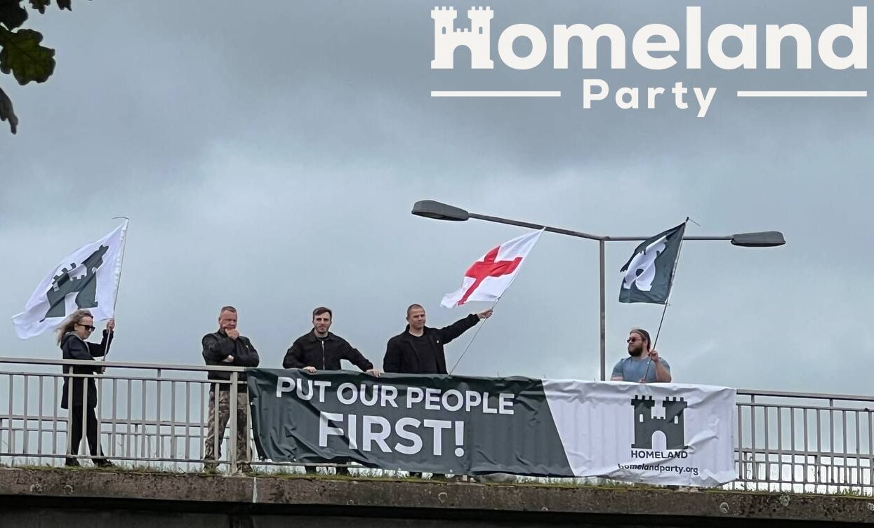 Banner drop - Homeland Party