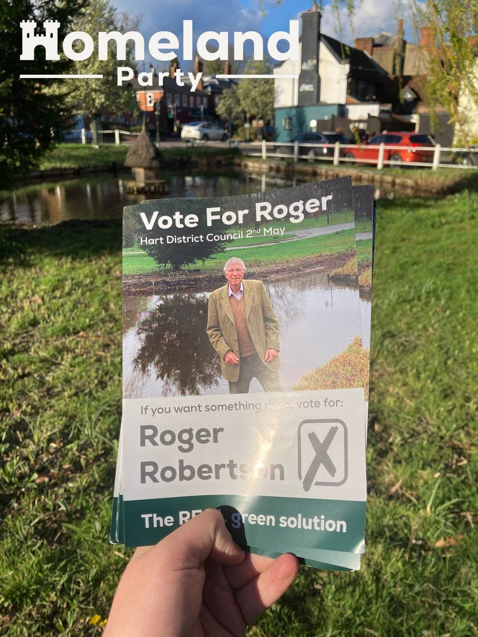 Campaign for Roger Robertson - Homeland Party